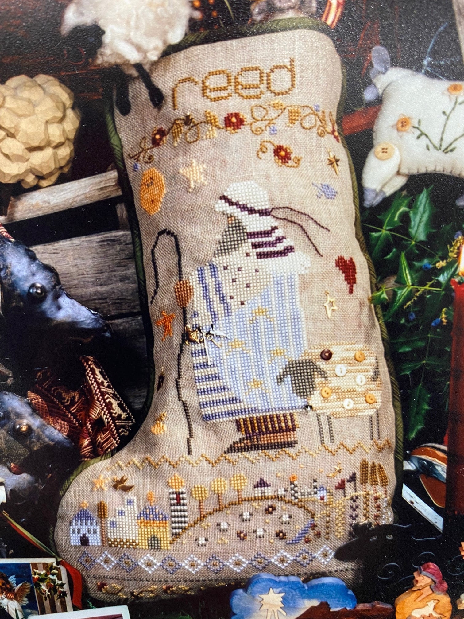 Reed Stocking Pattern – Thread, Needlework & Patchwork