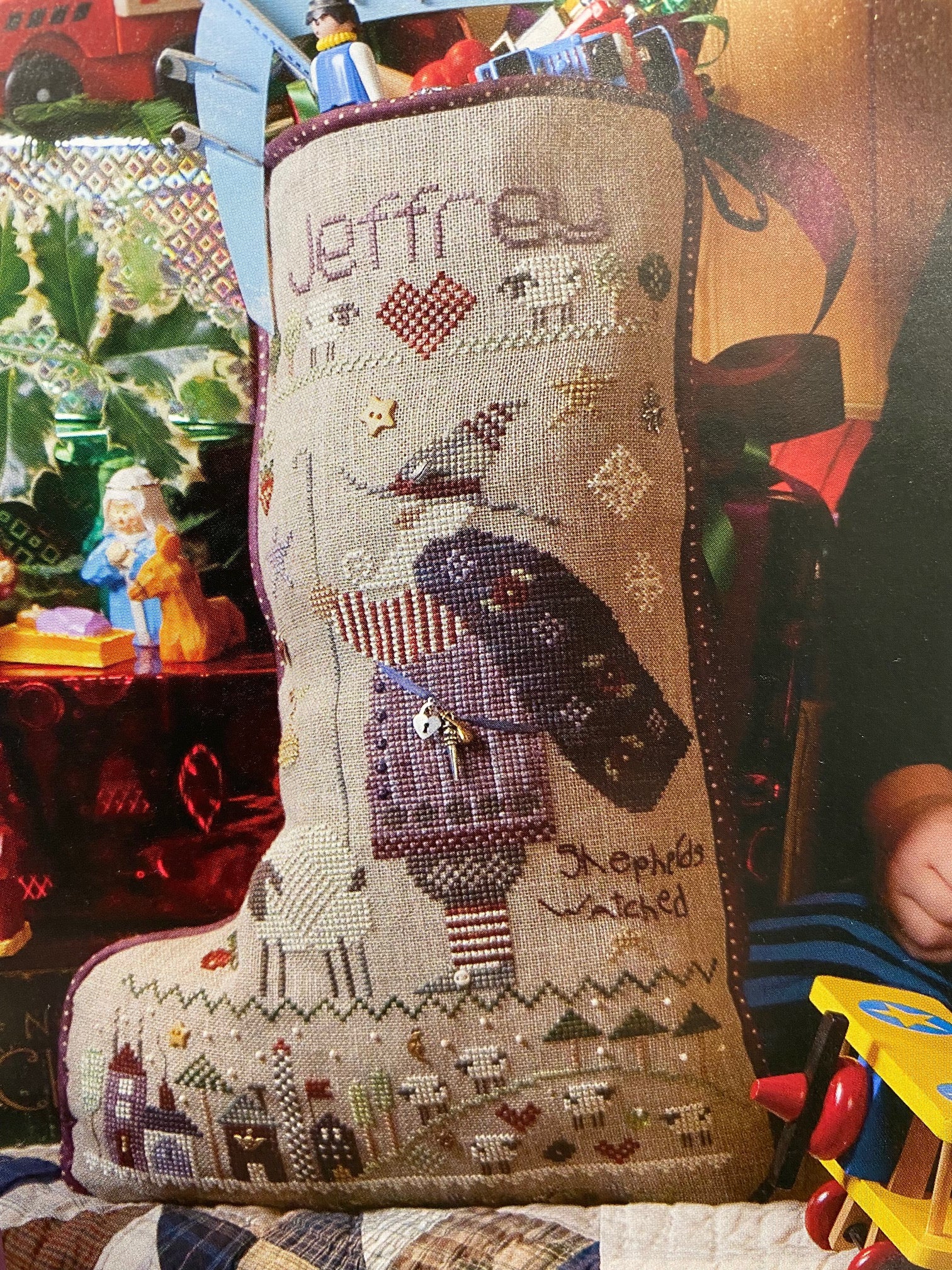 Jeffrey Stocking Pattern – Thread, Needlework & Patchwork