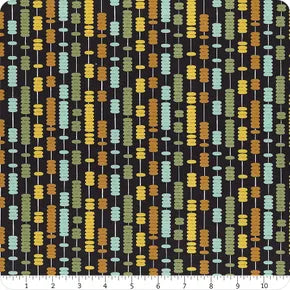 M20815 20 Abacus on black – Thread, Needlework & Patchwork