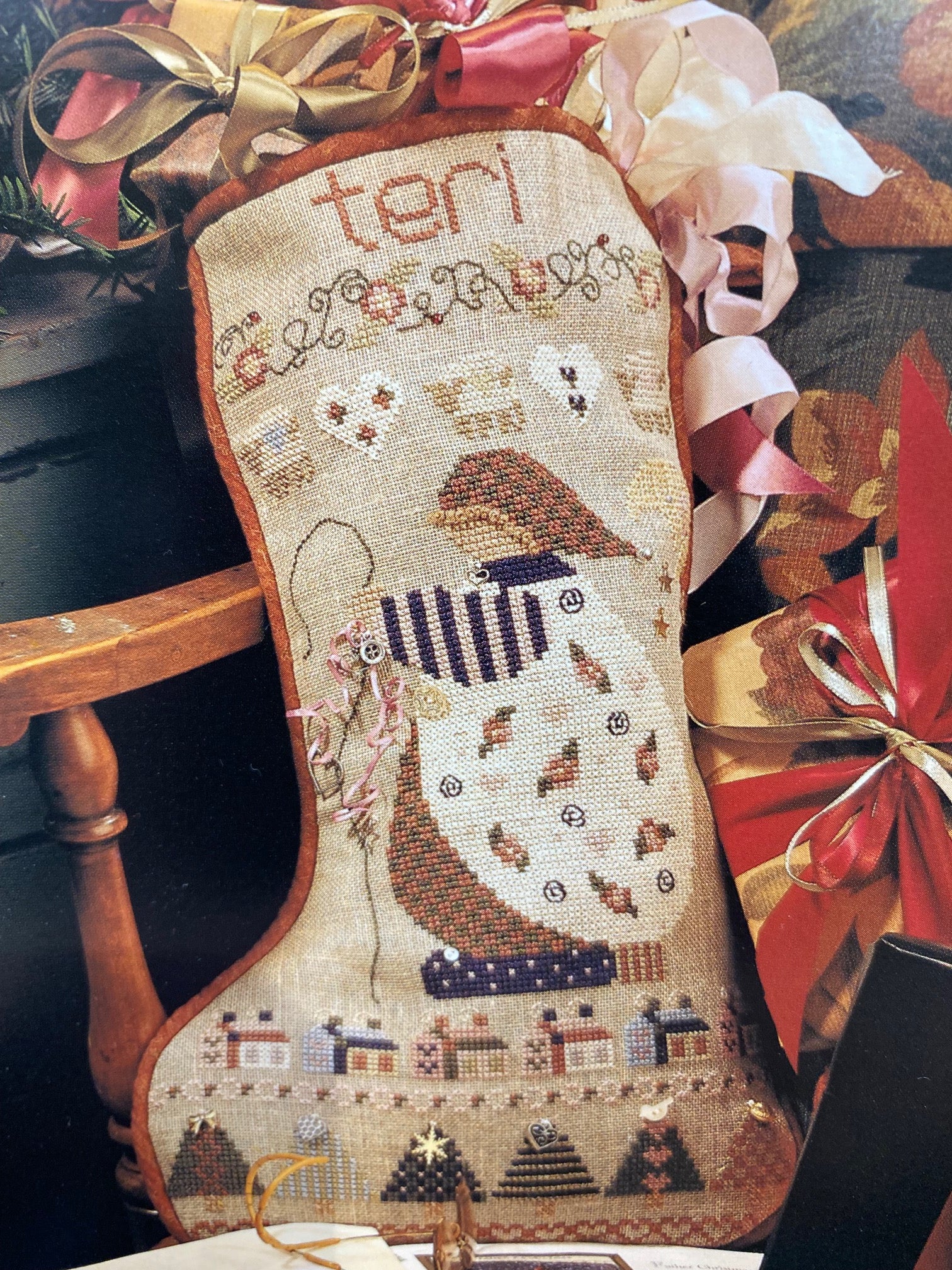 Teri Stocking Pattern – Thread, Needlework & Patchwork