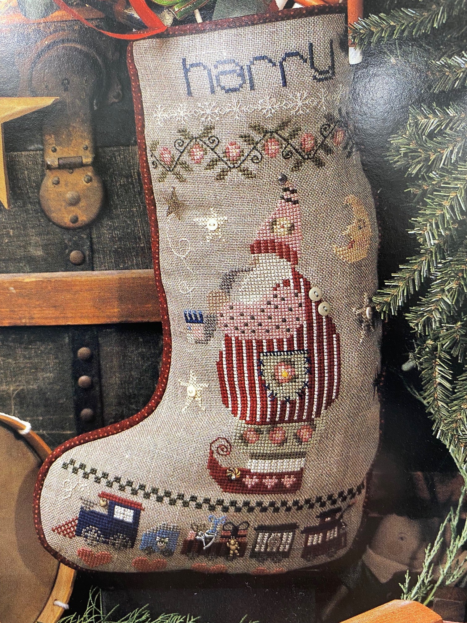 Harry Stocking Pattern – Thread, Needlework & Patchwork