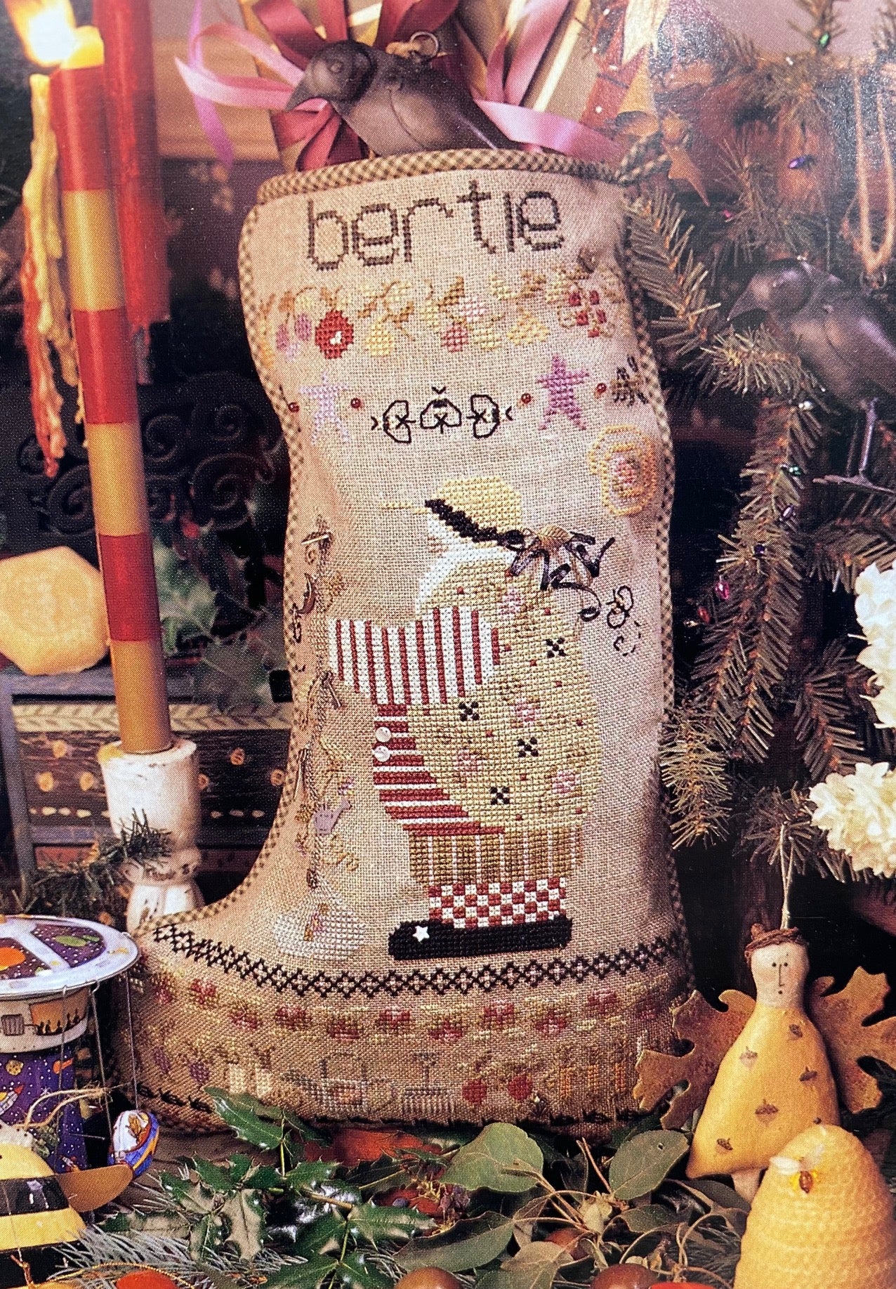 Bertie Stocking Pattern – Thread, Needlework & Patchwork