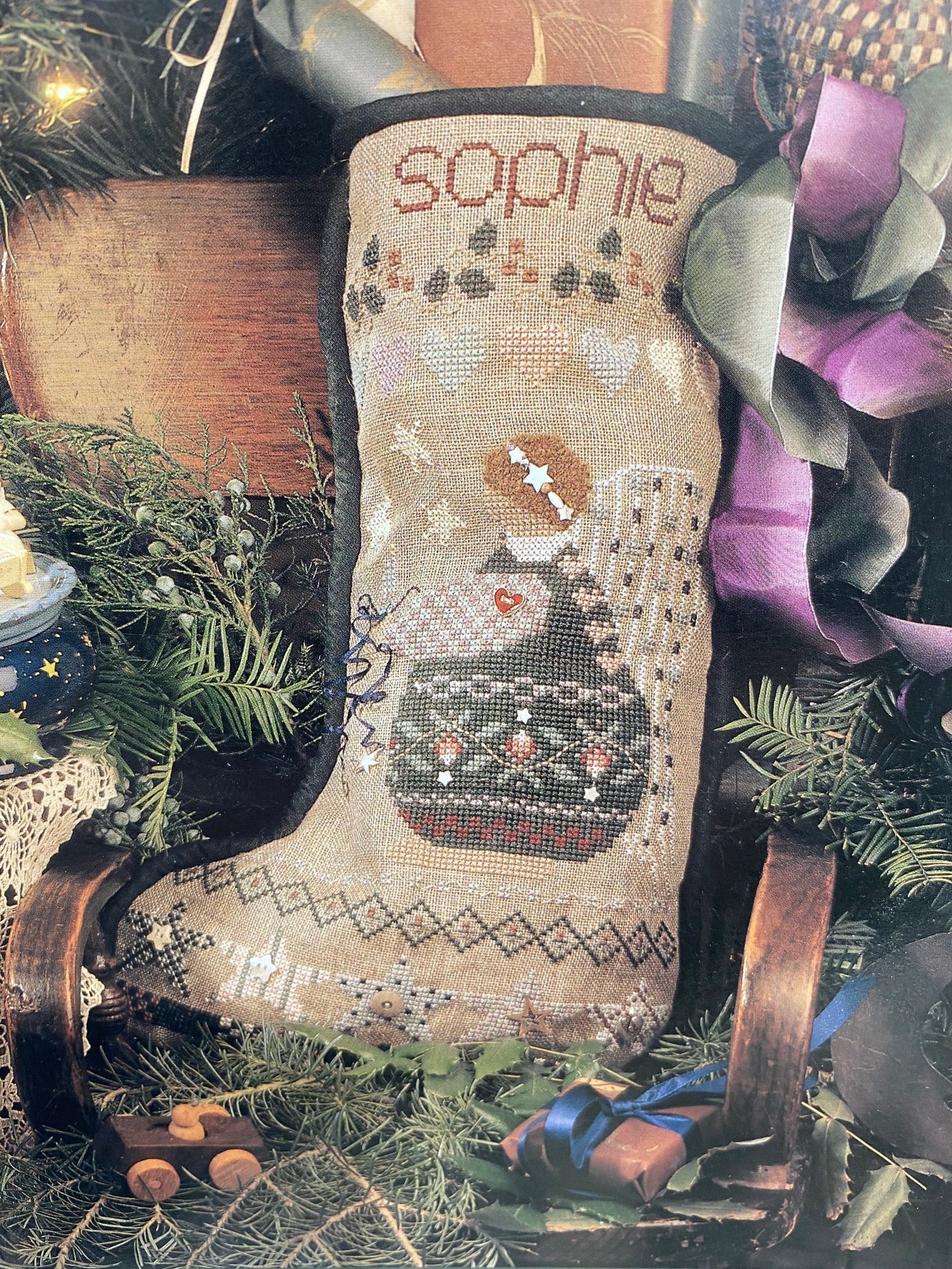 Sophie Stocking Pattern – Thread, Needlework & Patchwork