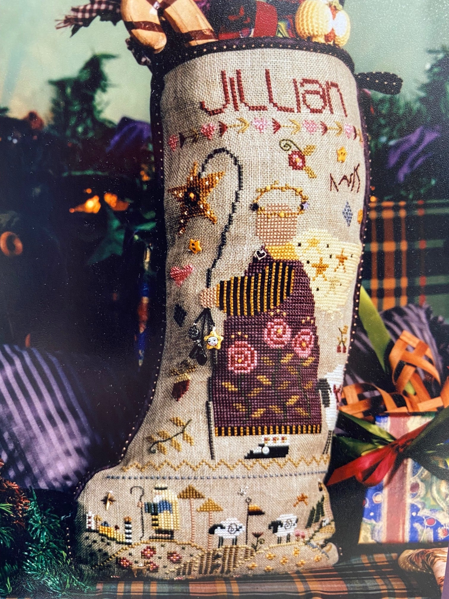 Jillian Stocking Pattern – Thread, Needlework & Patchwork